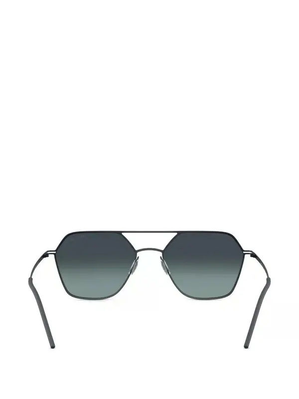 Giorgio Armani Geometric Frame Sunglasses