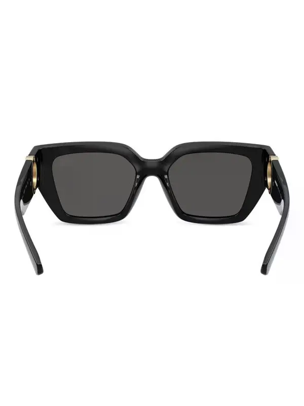 Burberry Geometric Frame Sunglasses - Black