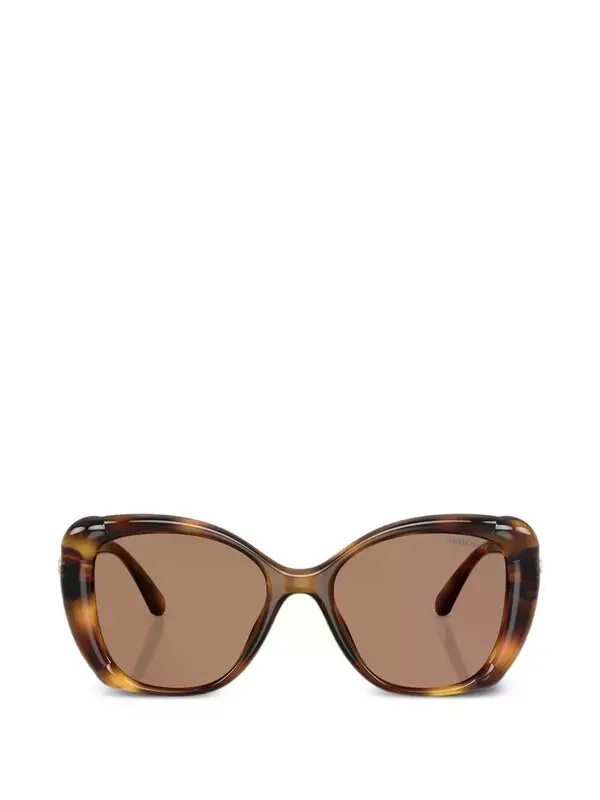 SWAROVSKI Havana Square-frame Sunglasses