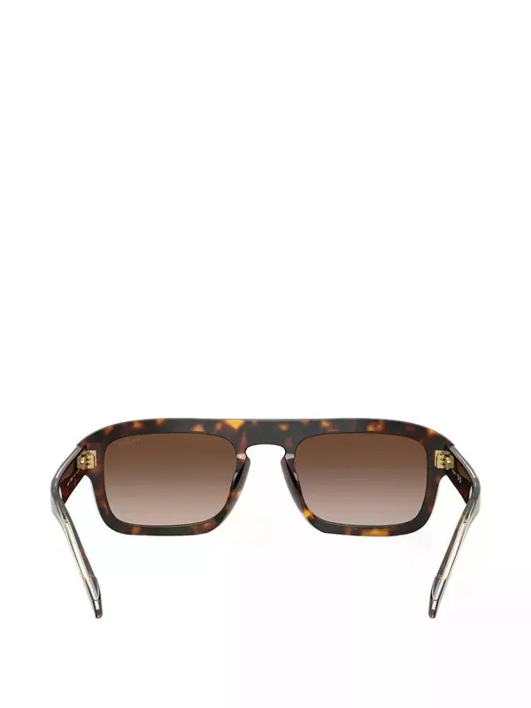 VOGUE EYEWEAR Tortoiseshell Effect Rectangle Frame Sunglasses