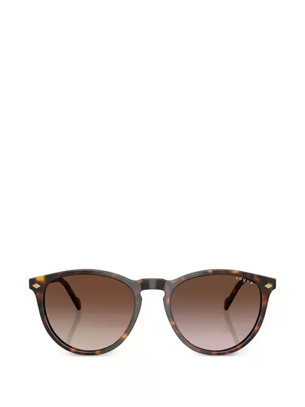 VOGUE EYEWEAR Round Frame Sunglasses - Brown