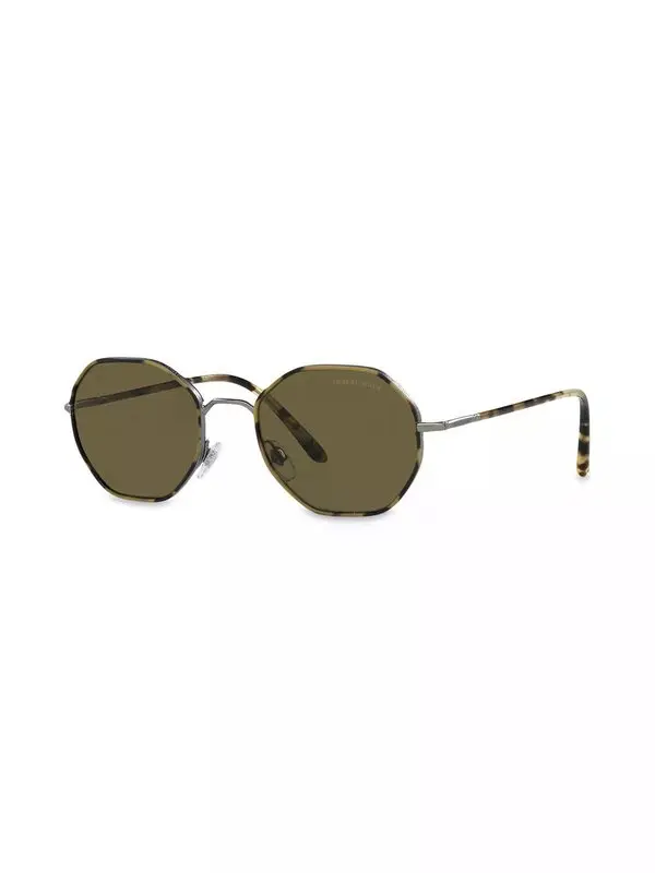 Giorgio Armani Hexagon-shaped Sunglasses