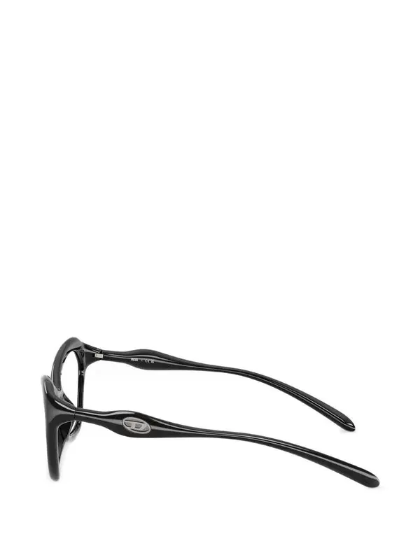 DIESEL® Logo Plaque Cat-eye Eyeglasses