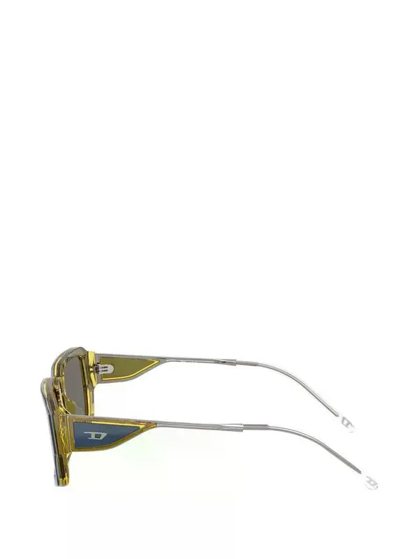DIESEL® Rectangle Frame Sunglasses