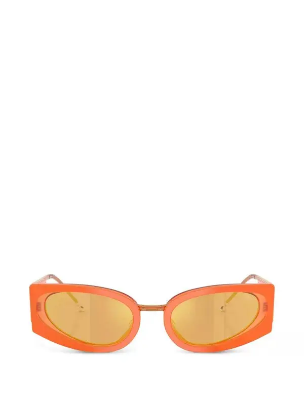 DIESEL® Geometric Frame Sunglasses