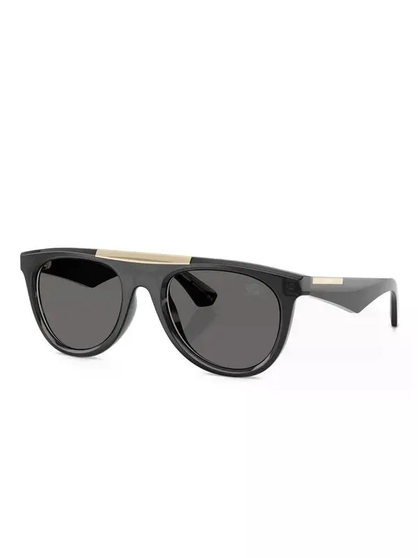 Burberry Pilot-frame Sunglasses With Gold-tone Detail