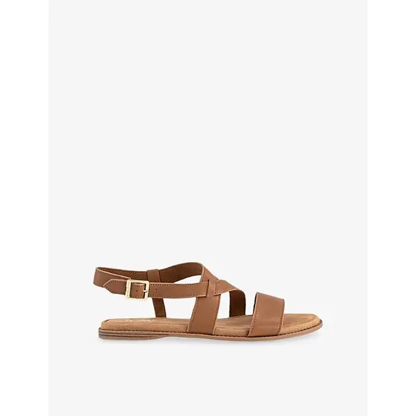 Toms Mar Leather Sandals - Brown Sugar Leather