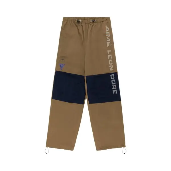 Aimé Leon Dore X New Balance Shell Pant 'navy/brown - Multicolor