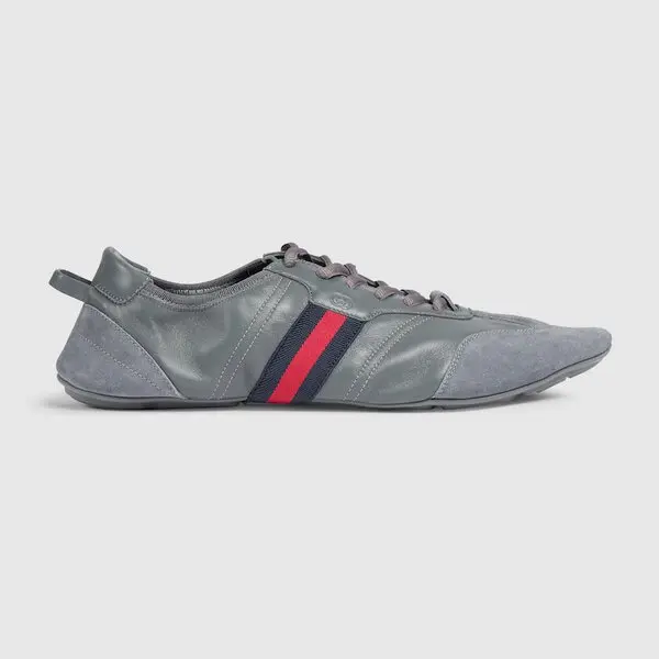 Gucci Suede Flex Sneaker - Grey