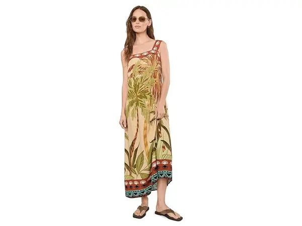 Vince Camuto Smocked Bodice Maxi Dress