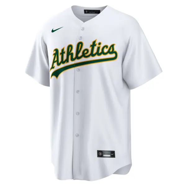 Nike Nick Kurtz Athletics Mlb Replica Jersey - White