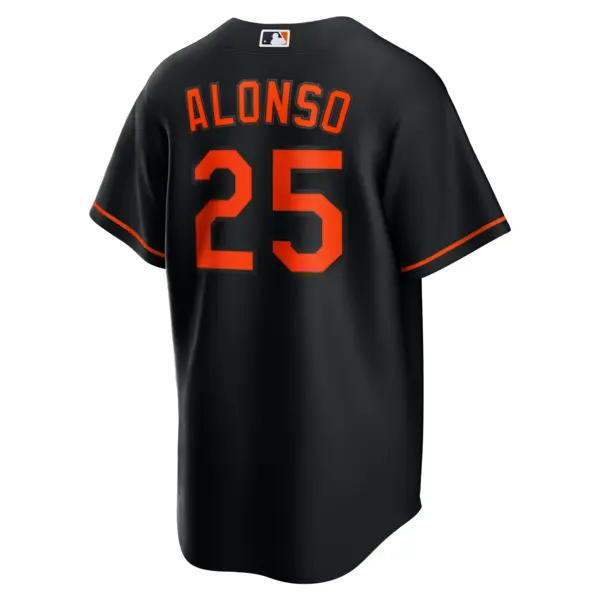 Nike Pete Alonso Baltimore Orioles Mlb Replica Jersey - Black