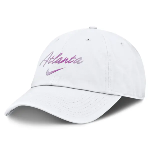 Nike Atlanta Braves Club Mlb Adjustable Hat - White