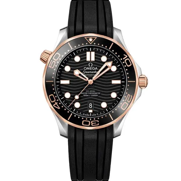 Omega Seamaster Diver 300m Watch - 18k Stainless Steel