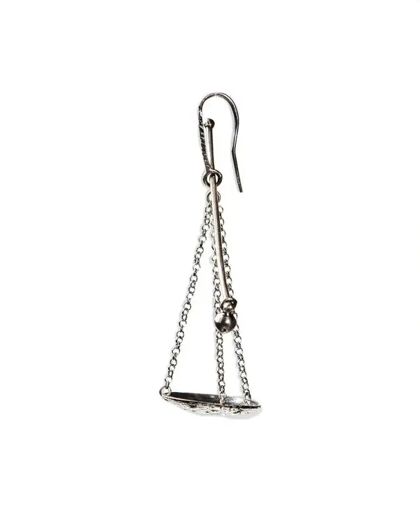 GIUNIA Bilancia Single Earring - Silver