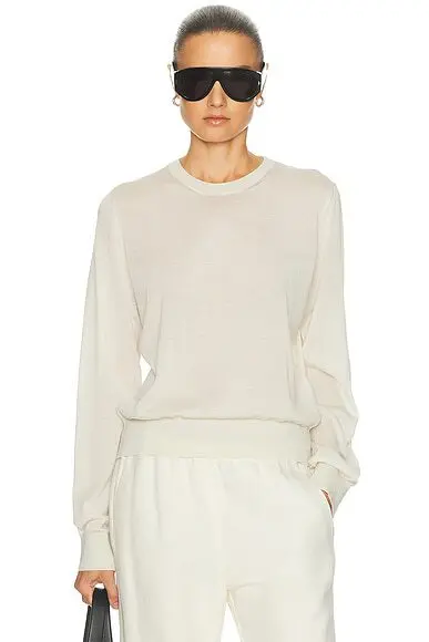 Wardrobe.NYC Fine Knit Long Sleeve Top