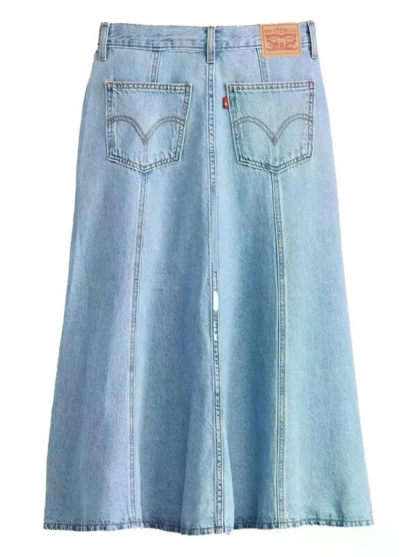 LEVI'S Panelled Denim Midi Skirt