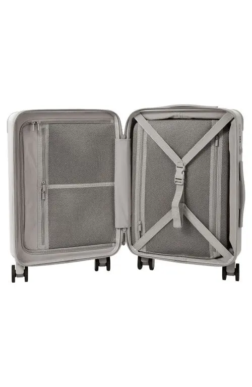 HEDGREN Nostos Glossy Spinner Carry-on Luggage - Pebble