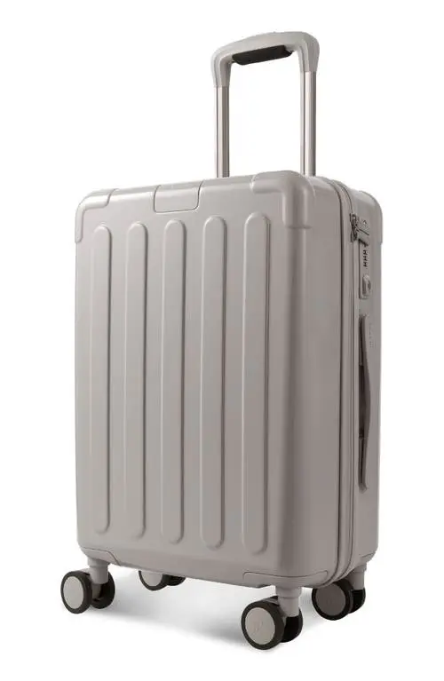HEDGREN Nostos Glossy Spinner Carry-on Luggage - Pebble