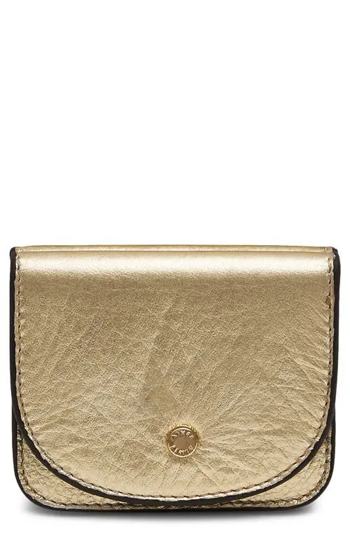 AIMEE Pucker Up Leather Wallet - Warm Champagne