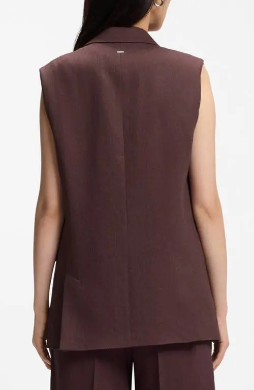 BOSS Jankania Linen Blend Vest