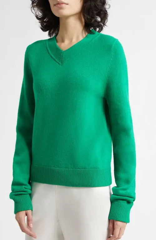 Posse Freddie V-neck Merino Wool & Cashmere Sweater