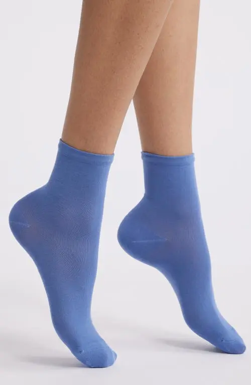 Hue Crew Socks - Colony Blue