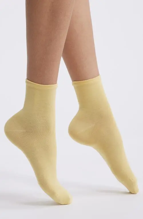 Hue Crew Socks - Straw