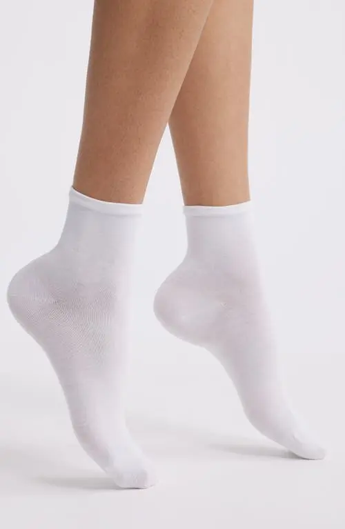 Hue Crew Socks - White