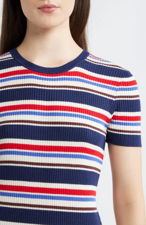 Bella Dahl Stripe Rib Mini Dress