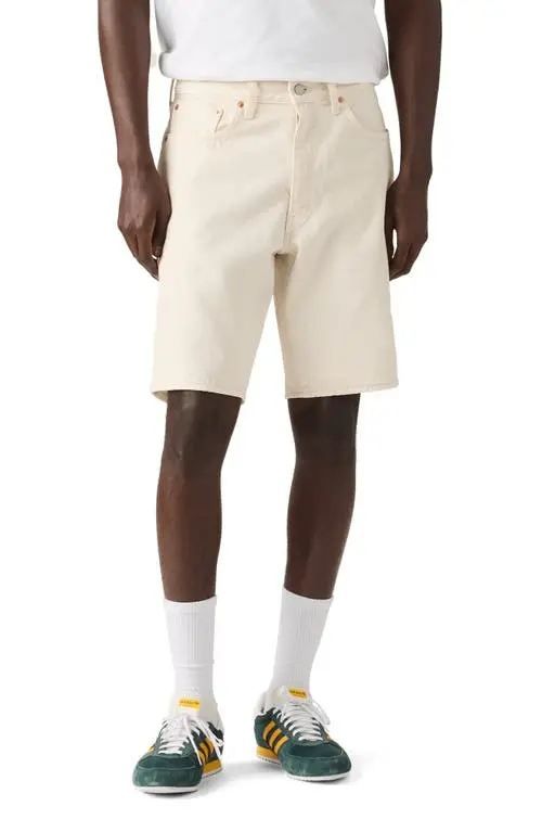 LEVI'S 468 Loose Denim Shorts - Ecru Bone Shorts
