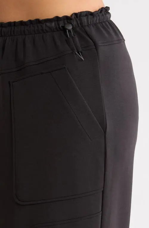 Wit & Wisdom Yoke Detail Wide Leg Scuba Pants