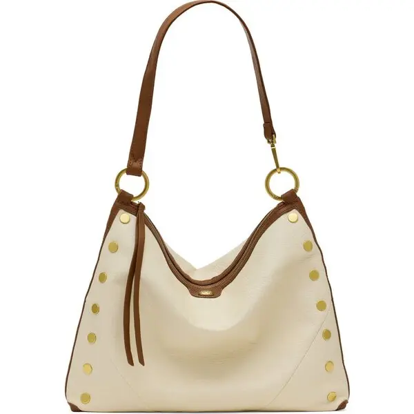 HAMMITT Large Kyle Leather Shoulder Bag - West End/antique Gold