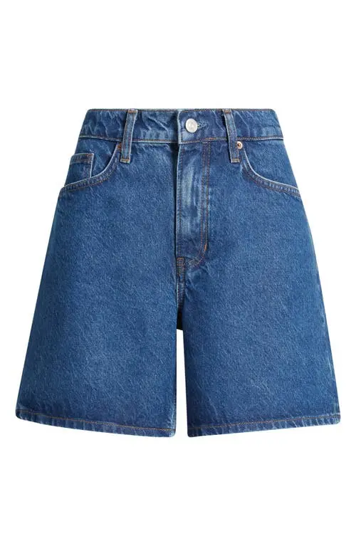 REFORMATION Raye Relaxed Denim Shorts - Cleary