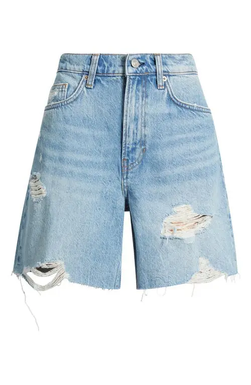 REFORMATION Raye Relaxed Denim Shorts - Paidge