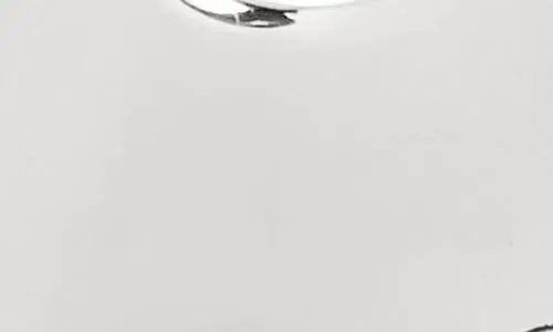 Nordstrom Organic Open Frontal Hoop Earrings - Silver