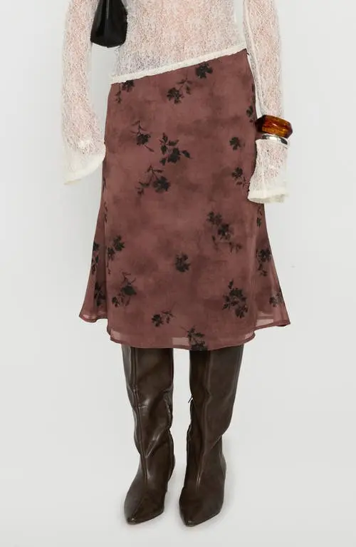 Princess Polly Floral Midi Skirt