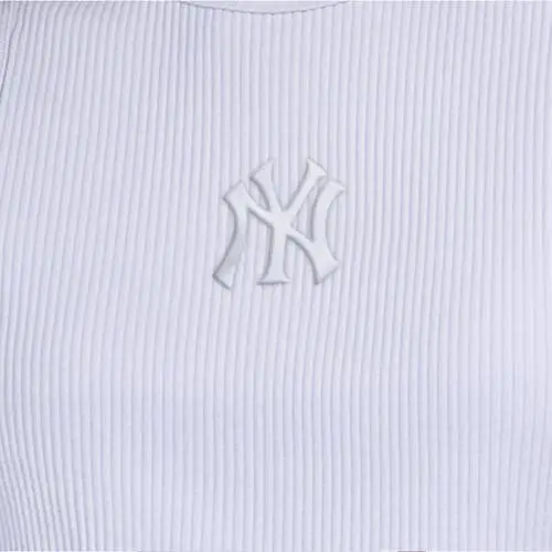 STARTER New York Yankees Ribbed Cropped Tank Top