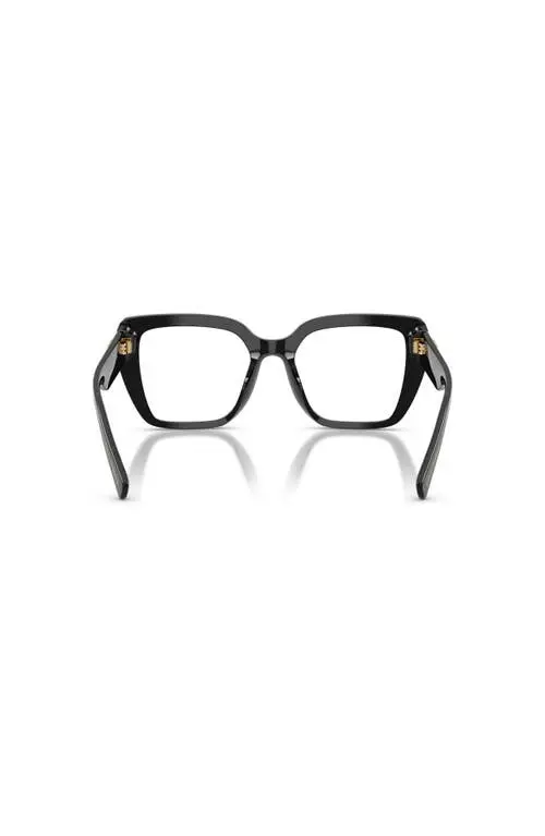 Dolce & Gabbana Square Acetate Eyeglasses - Black