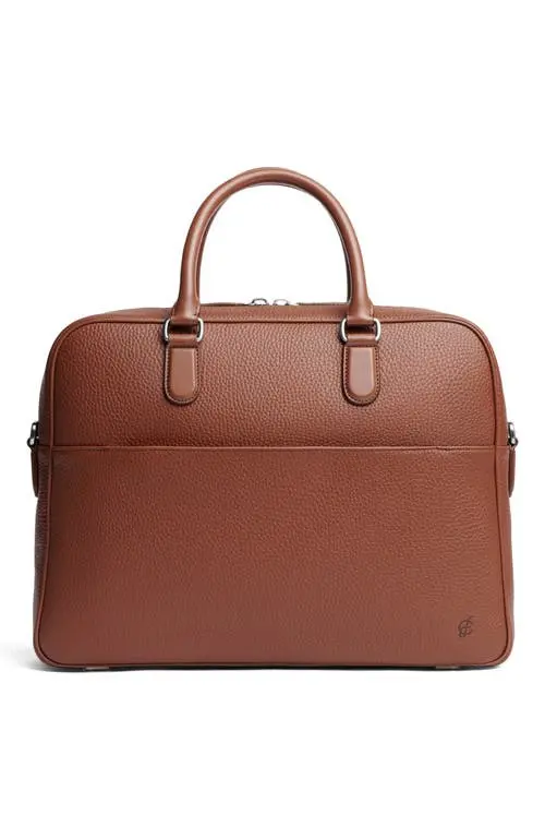 CARL FRIEDRIK Dunloe Briefcase - Chestnut