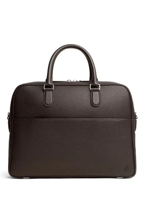 CARL FRIEDRIK Dunloe Briefcase - Chocolate