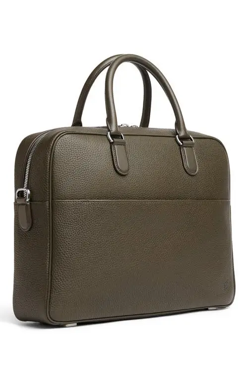 CARL FRIEDRIK Dunloe Briefcase - Dark Olive