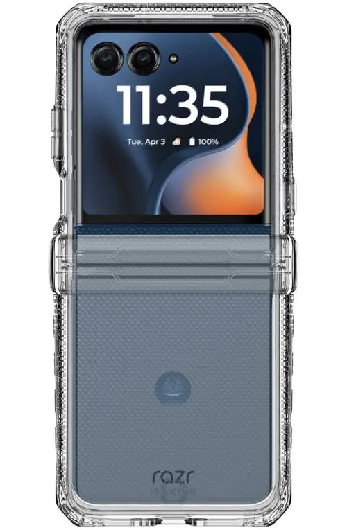 ITSKINS Hybrid_r Case For Motorola Razr - Clear