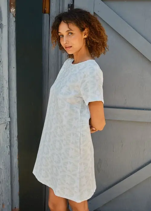 Ace & Jig Riley A-line Mini Dress - Calm