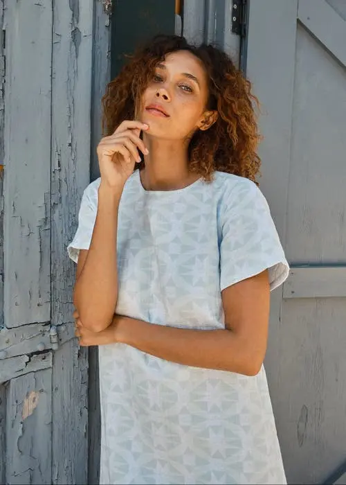 Ace & Jig Riley A-line Mini Dress - Calm