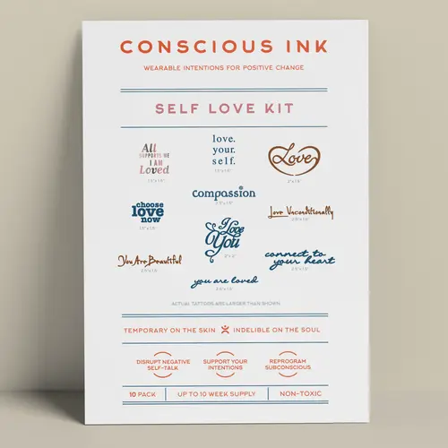 CONSCIOUS INK Self Love Manifestation Kit - Assorted