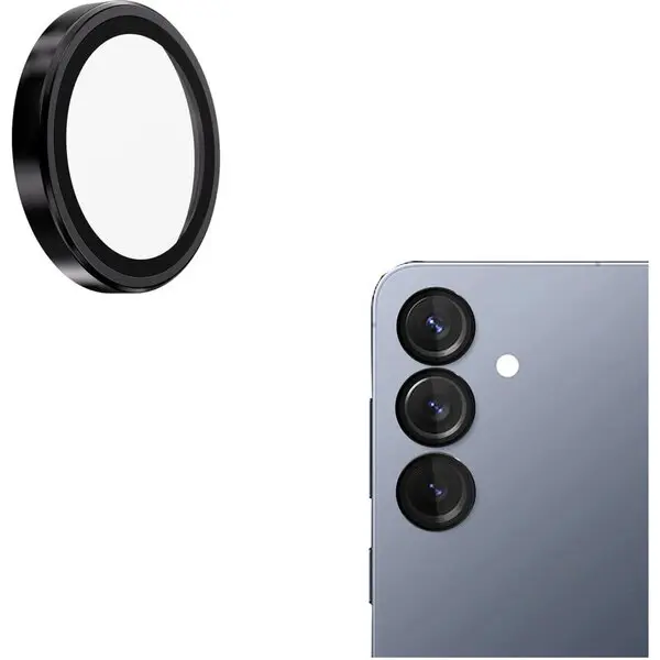 GADGET GUARD Camera Lens Protector For Samsung Galaxy S25 Plus - Black