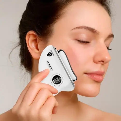 PURSONIC 7-in-1 Led Face & Neck Device & Gua Sha Wand
