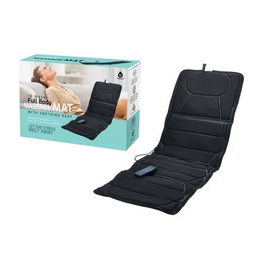 PURSONIC Full-body Massage Mat & 6-speed Cordless Deep Tissue Massage Gun