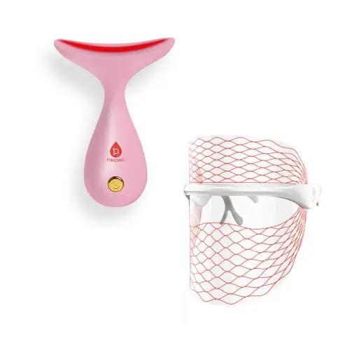 PURSONIC Led Light Therapy Face Mask & Sculpting Wand - Multicolor